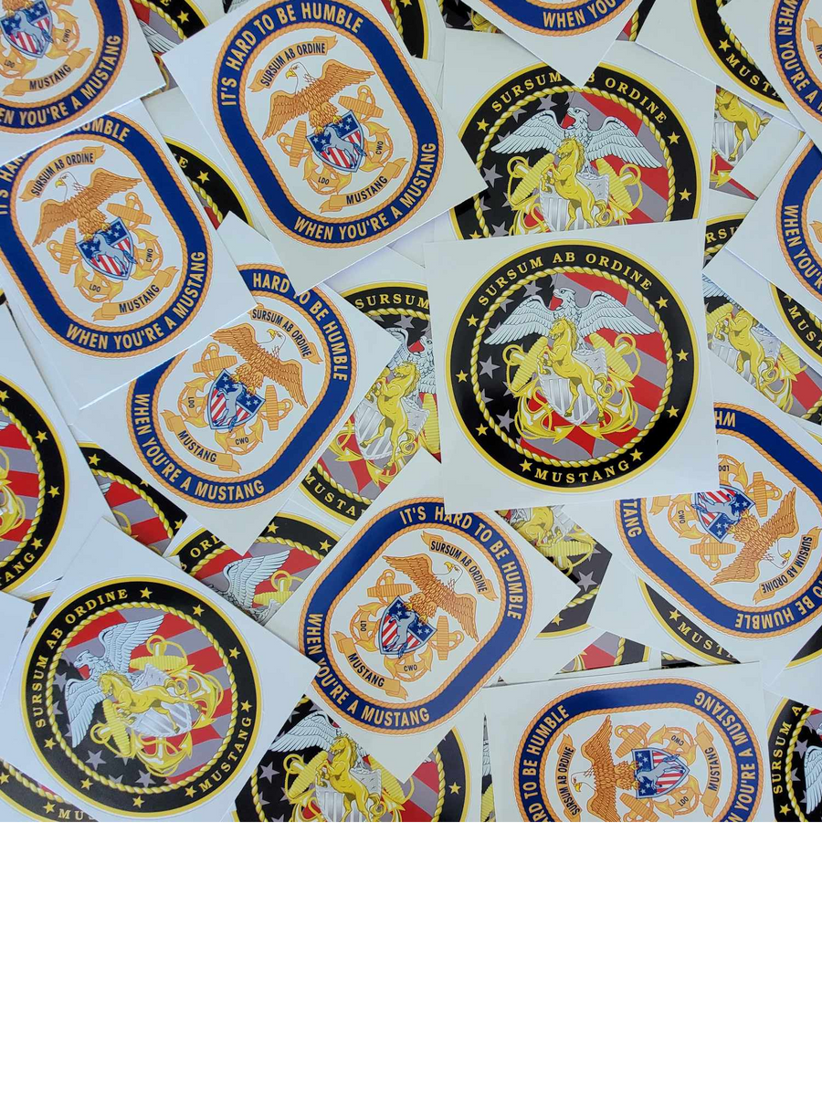 Navy Mustang Vinyl Decals – Mustang Loot