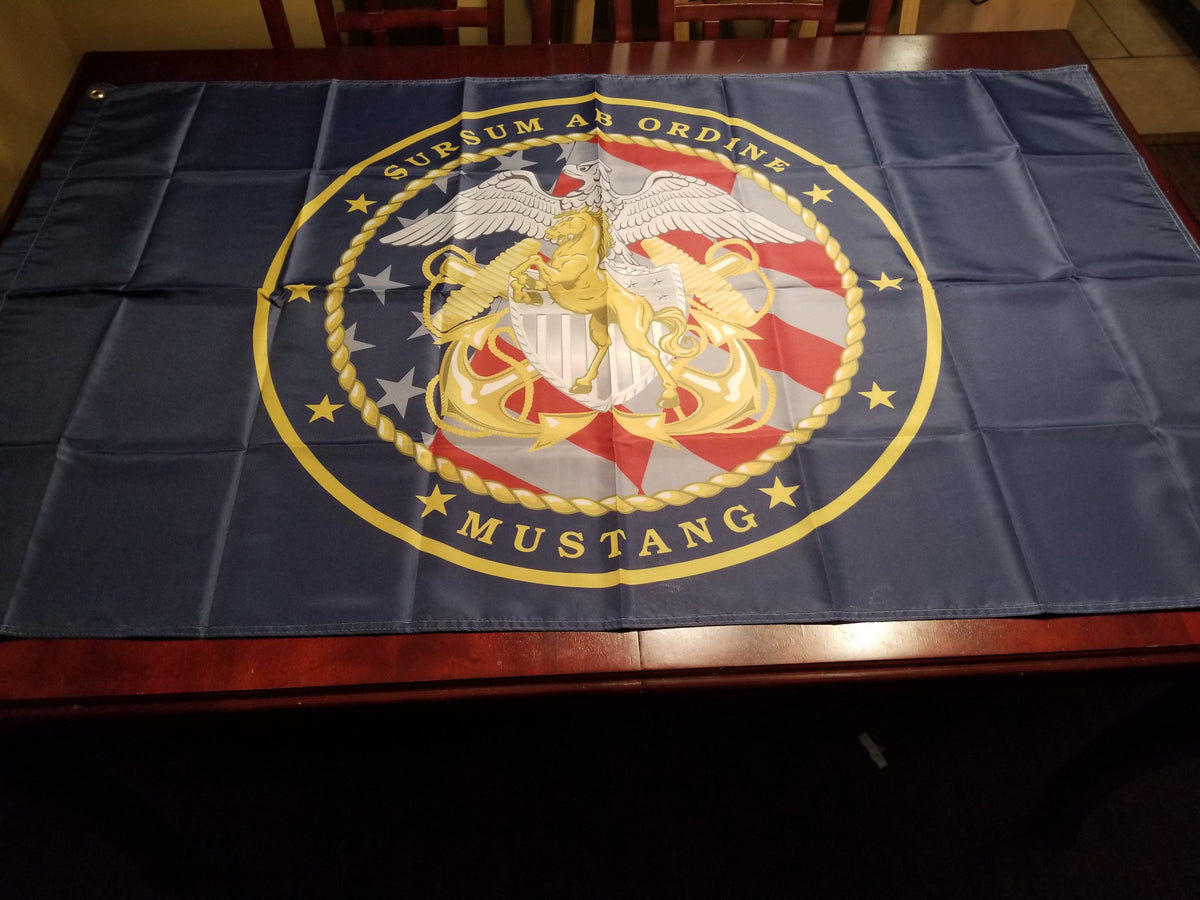 Custom 3x5ft Mustang Flag – Mustang Loot