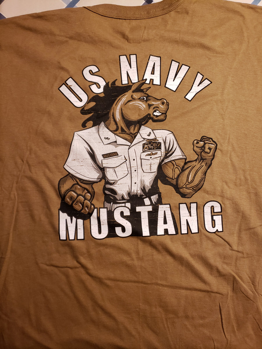 Navy Mustang Soffe Brand T-shirt – Mustang Loot