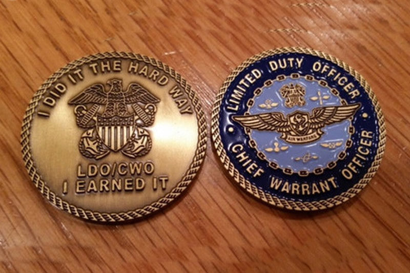 LDO/CWO Air Warfare Coin – Mustang Loot