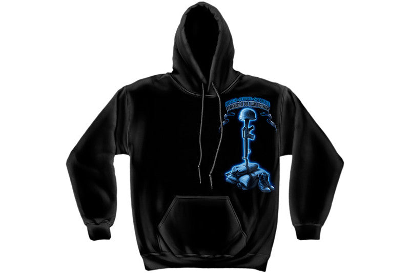 USMC NEVER FORGET Hooded Sweatshirt – Mustang Loot