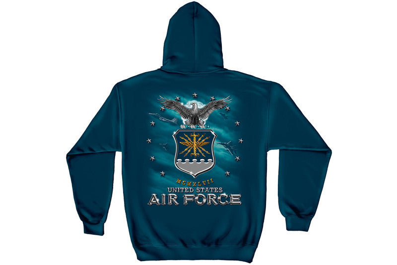 USAF AIR FORECE MISSLE Hooded Sweatshirt – Mustang Loot